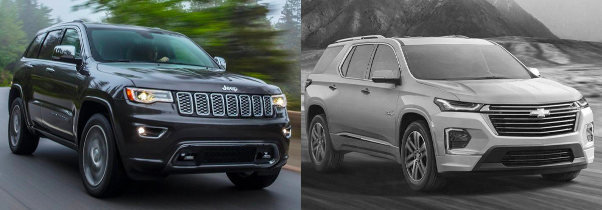 Chevrolet Traverse Vs Jeep Grand Cherokee: Ultimate SUV Showdown ...