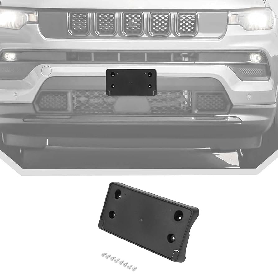 How To Install Front License Plate On Jeep Compass: Easy Step-by-Step ...