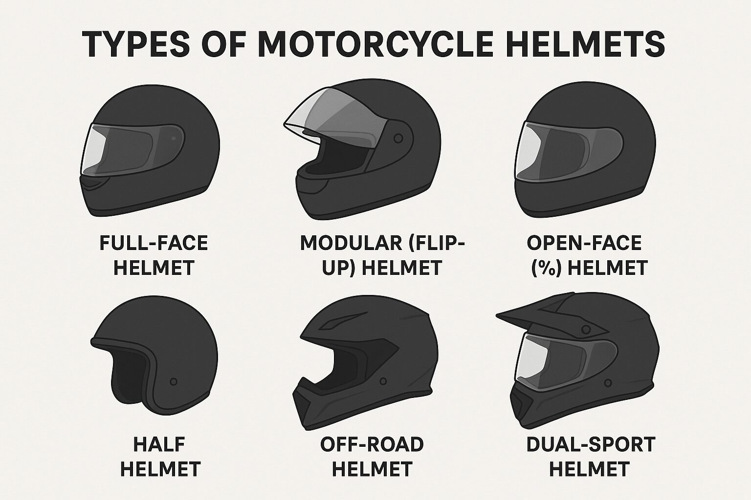 What is the Difference between Full-Face And Half Helmets? Explained ...